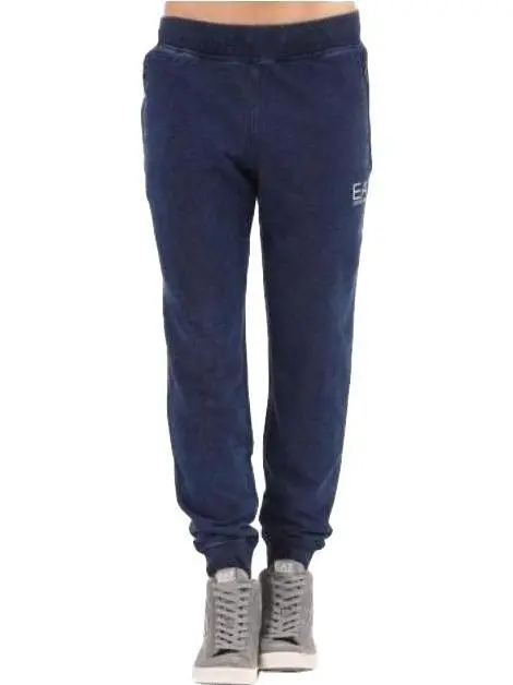 EA7 Logo Sweatpants - Blue