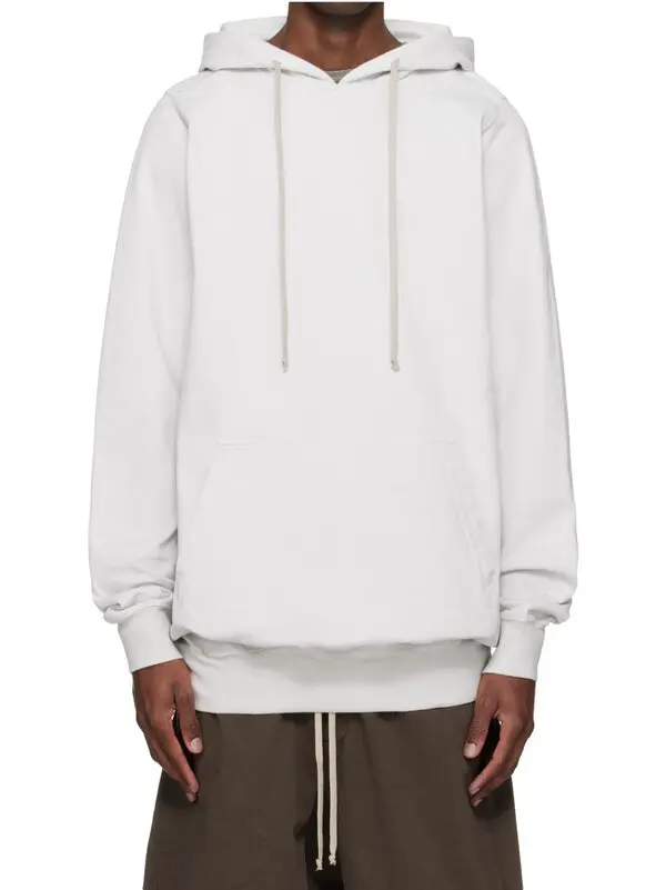 Rick Owens Temple Hoodie - Milk Wash Color