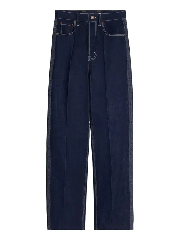 Celine Boyfriend Jeans In Lightweight Indigo Denim - Rinsed