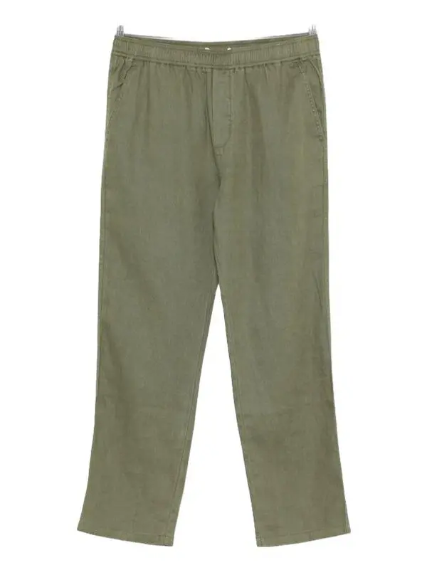 SAMSOE SAMSOE Elastic Waist Casual Pants - Green