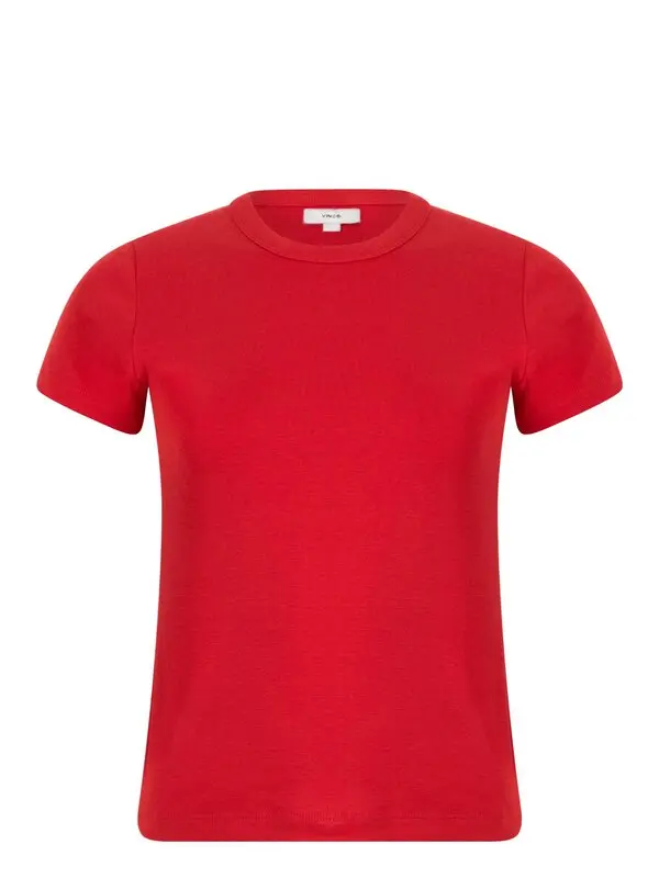 Vince Slim Fit Crew Neck T-shirt - Red