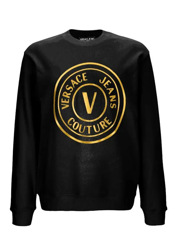 Versace Logo Pullover - Black