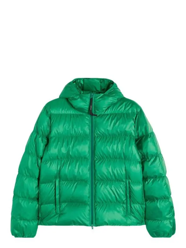 Aspesi Hooded Quilted Cotton Coat - Green