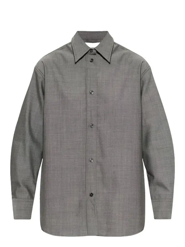 Studio Nicholson Button Rouen Shirt - Warm Gray