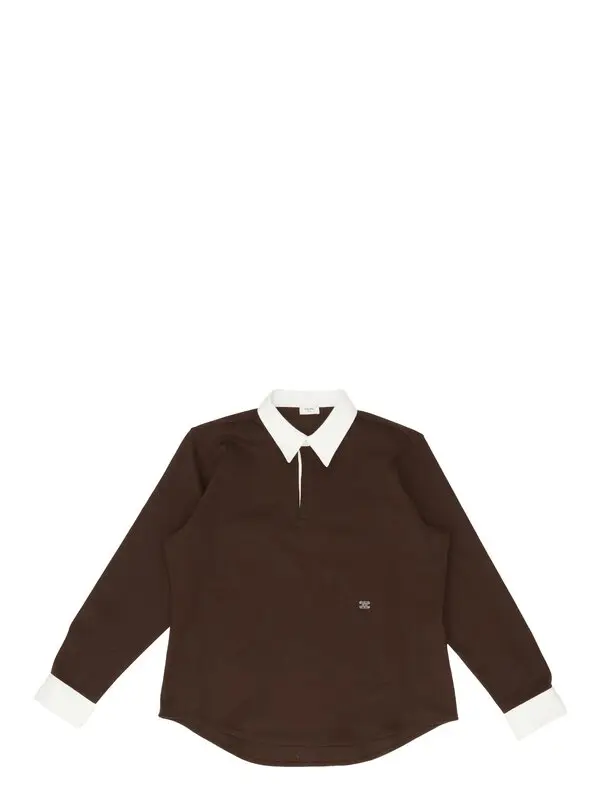 Celine Long-sleeved Polo Shirt - Green