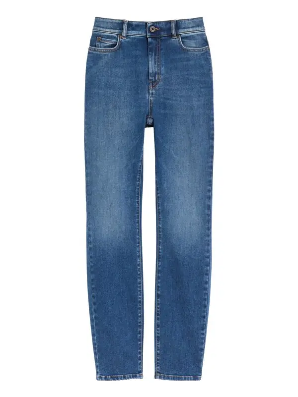 Max Mara Belt Loop Jeans - Navy Blue