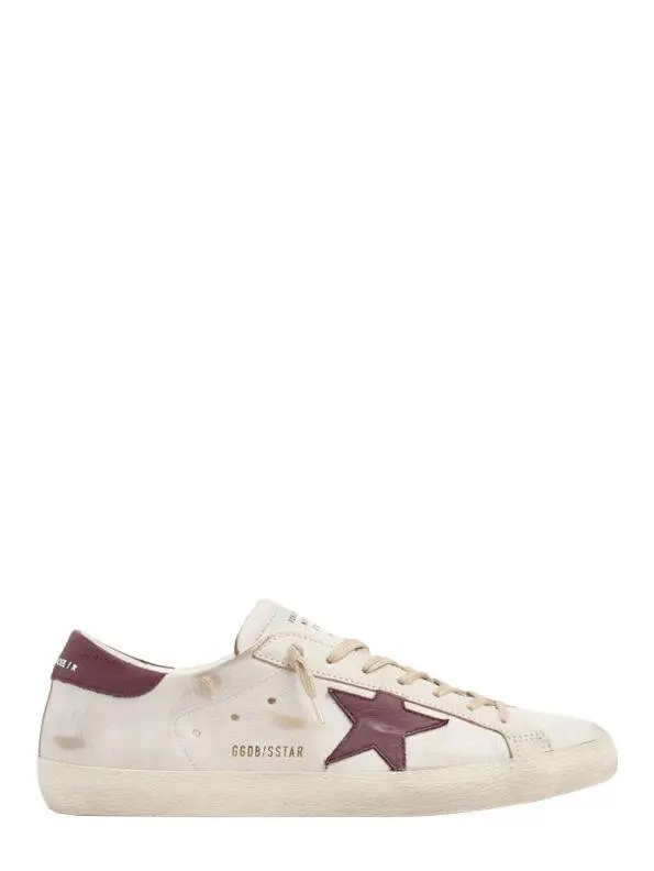 GOLDEN GOOSE Super Star Leather Sneakers - Nude