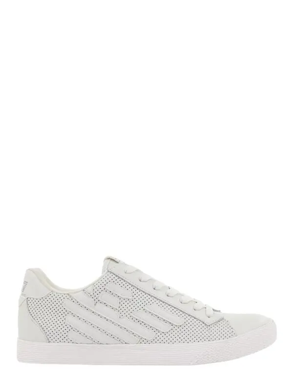 EA7 Round Toe Sneakers - White
