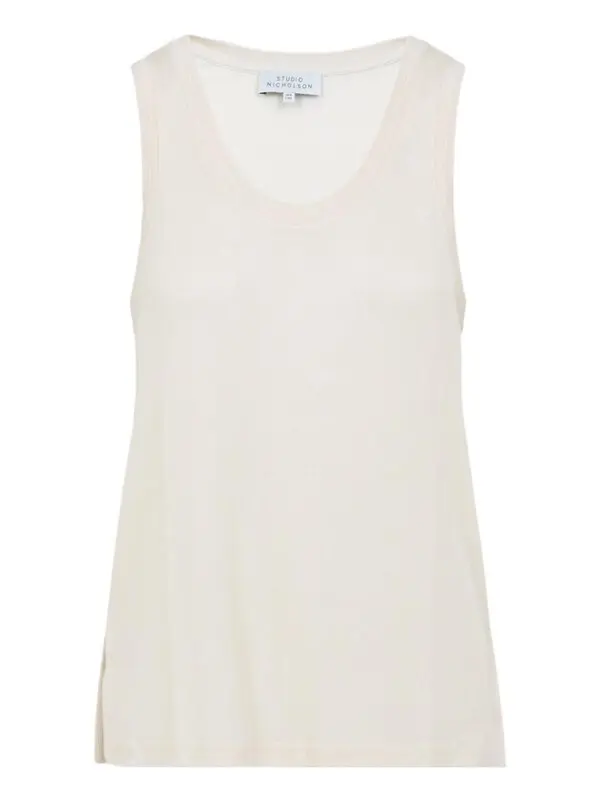 Studio Nicholson Sleeveless Vest - White