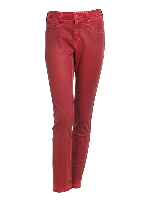 Burberry Logo Jeans - Red