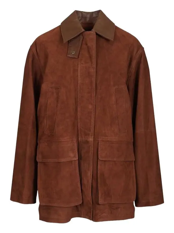 ARMA Elsa Suede Jacket - Brown
