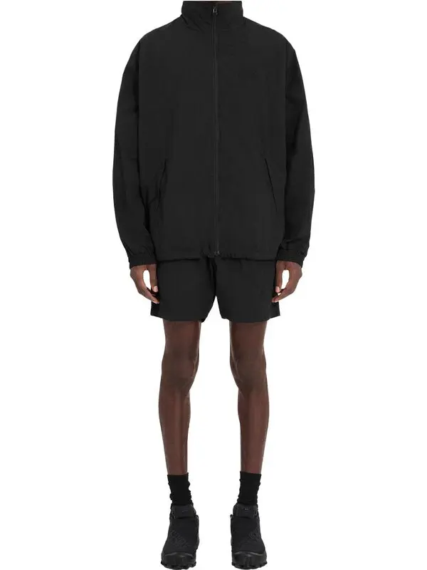 MAISON MARGIELA Nylon Windbreaker Jacket - Black