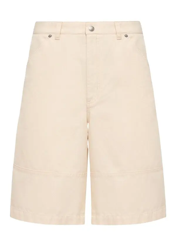 Moncler Cargo Shorts - Cream