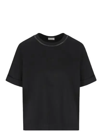 Brunello Cucinelli Short Sleeve T-shirt - Black
