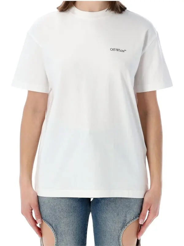 Off-White Flower Arrow Crewneck T-shirt - White