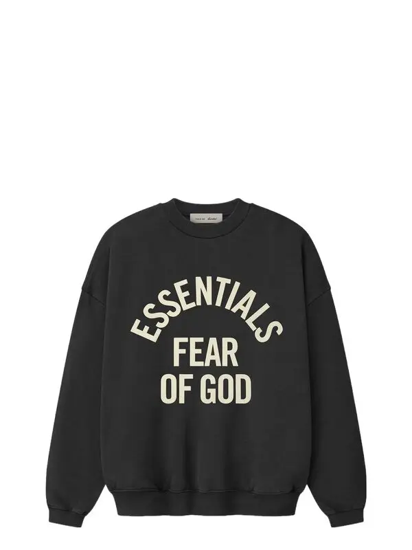 Fear Of God Campus 90s Crewneck Sweatshirt - Black