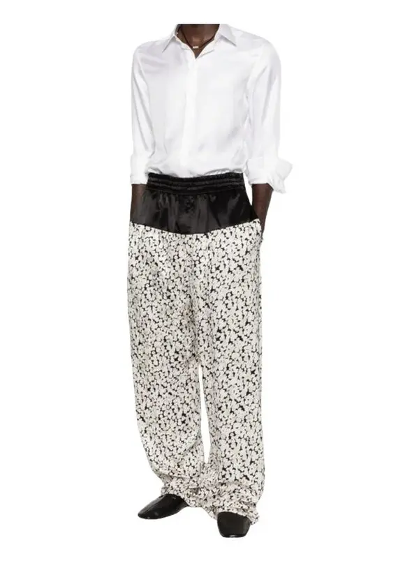 Dries Van Noten Patchwork Pants - White
