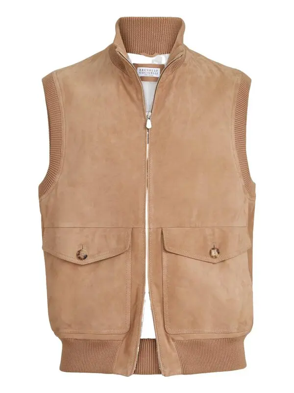 Brunello Cucinelli Padded Vest - Nude
