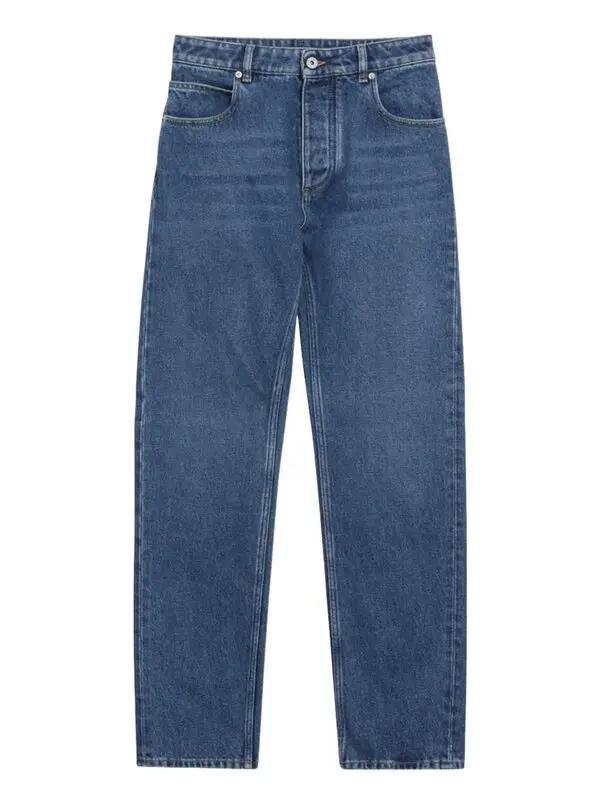 Bottega Veneta Medium Indigo Straight Leg Jeans - Medium Blue