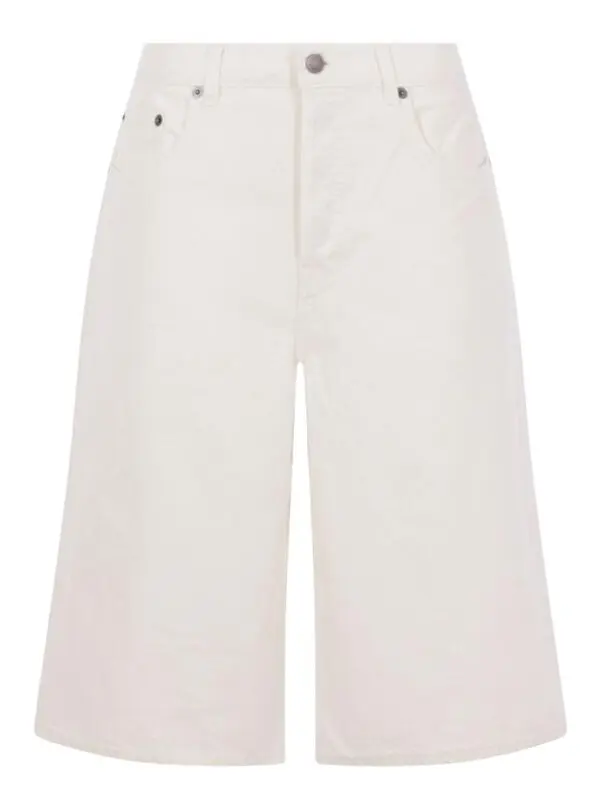 HAIKURE Pressed Crease Tailored Shorts - Off White