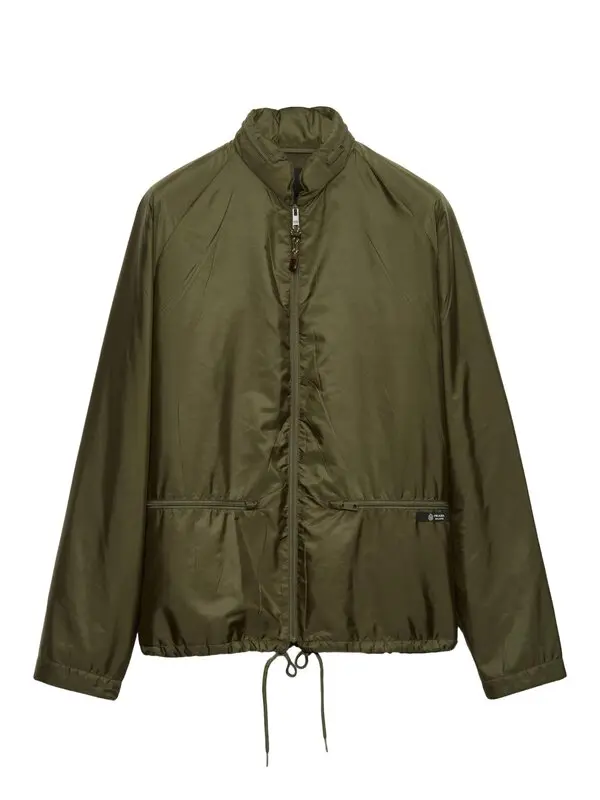 Prada Re-nylon Hooded Jacket - Military Green
