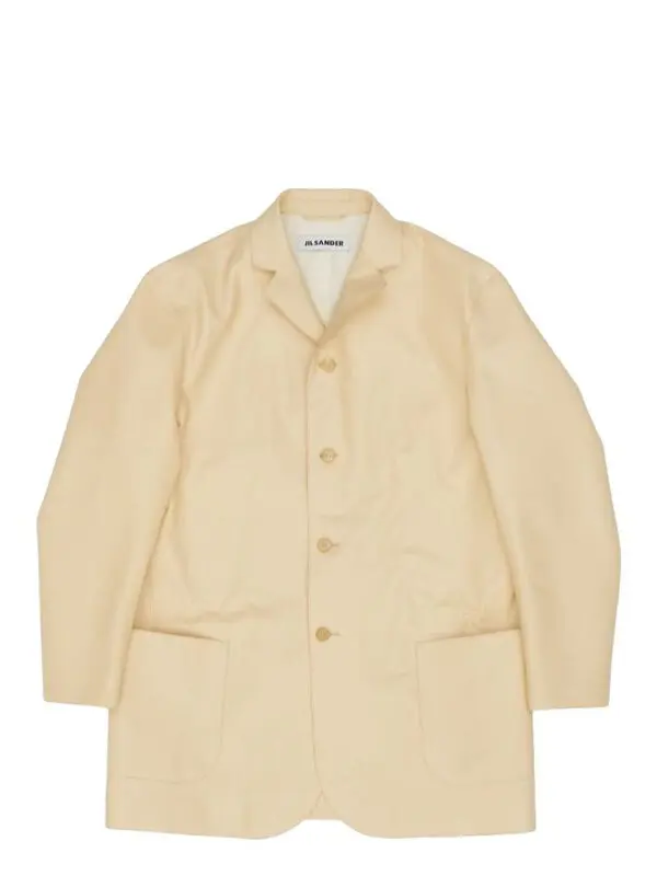 JIL SANDER Single-breasted Blazer - Nude