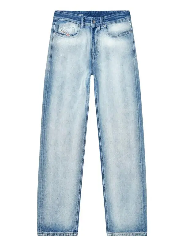 DIESEL® 2001 D-macro Relaxed Wide Leg Jeans - Light Blue