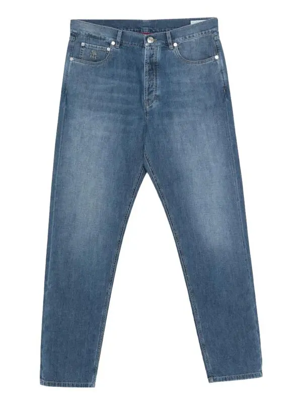 Brunello Cucinelli Slim-fit Jeans - Blue