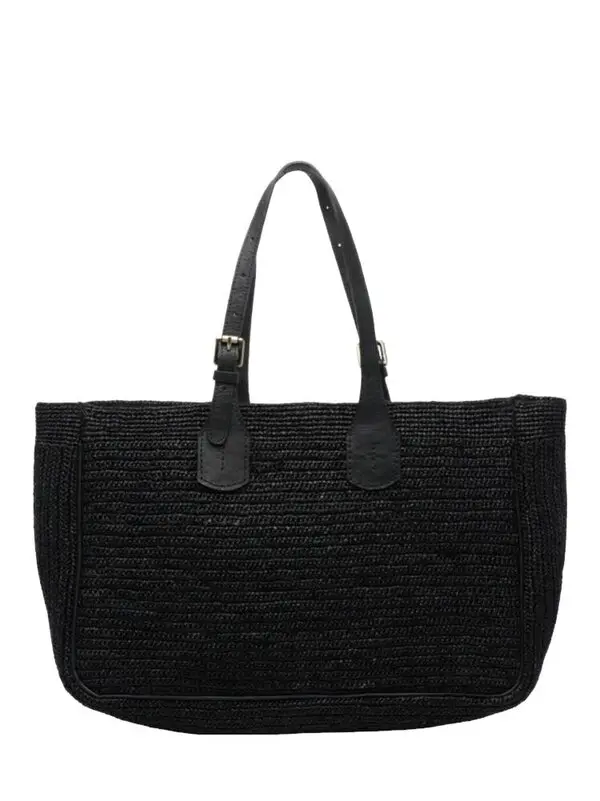 IBELIV Woven Tote Bag - Black