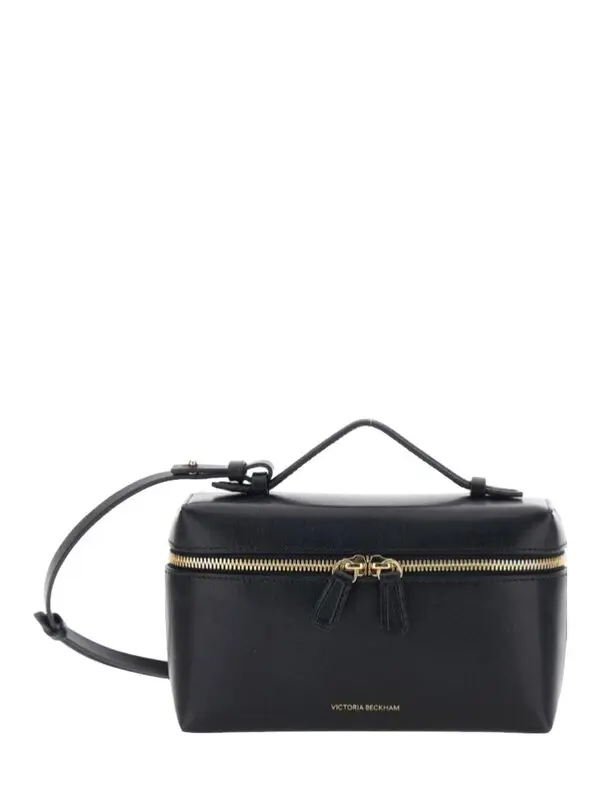Victoria Beckham Vanity Leather Crossbody Bag - Black