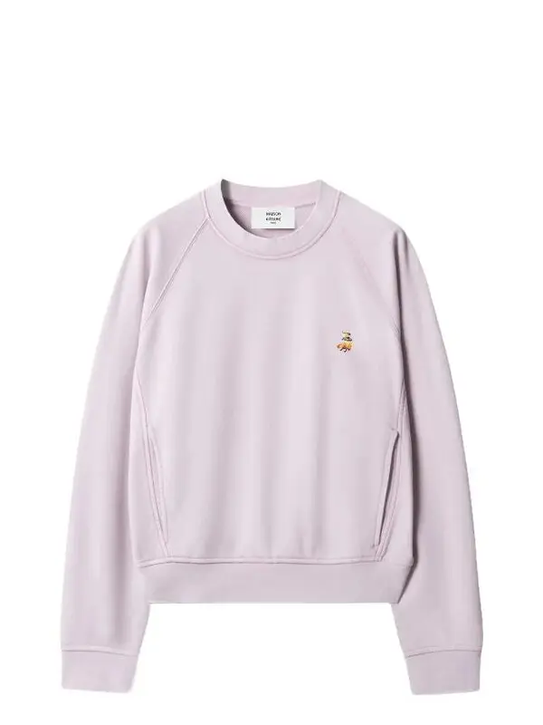 Maison Kitsuné Fox Patch Crewneck Sweatshirt - No