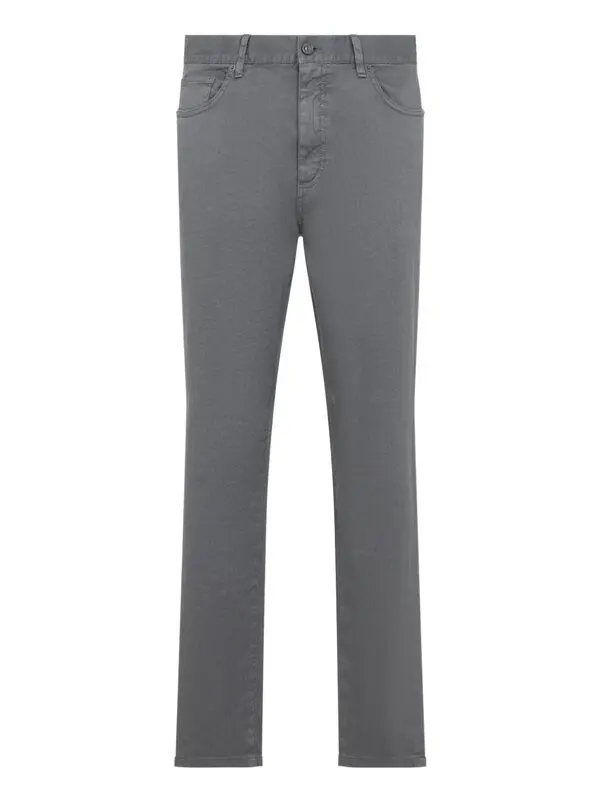 Zegna Belt Loop Jeans - Gray