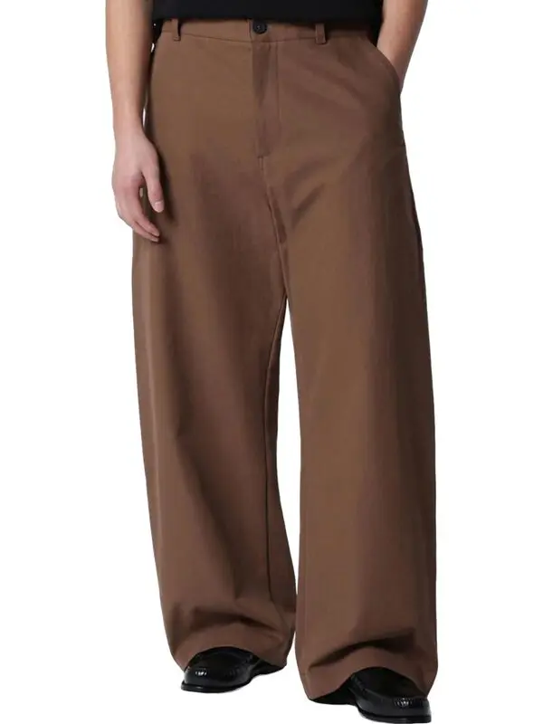 Studio Nicholson Bosworth Twill Trousers - Brown