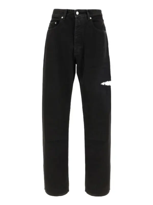 ICON DENIM LOS ANGELES Jeans With Distressed Details - Black