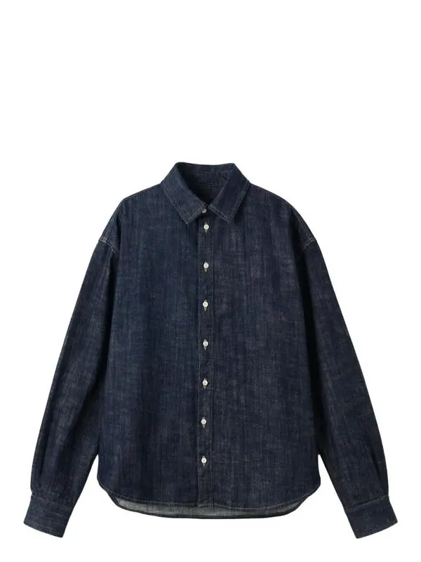 Jacquemus Simon Denim Shirt - Black