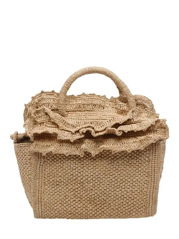 IBELIV Laguna Raffia Shoulder Bag - Brown