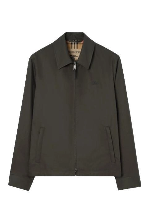 Burberry Tropical Gabardine Bloomsbury Harrington Jacket - Graphite Grey