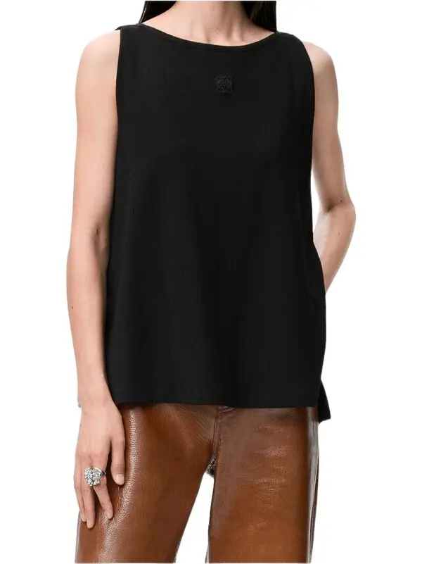 Loewe Boat Collar Vest - Black