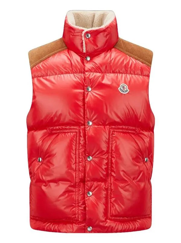 Moncler Ardeche Puffer Vest - Scarlet