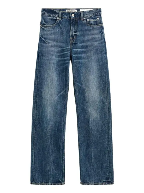 Our Legacy Wata Cut Straight Jeans - Indigo