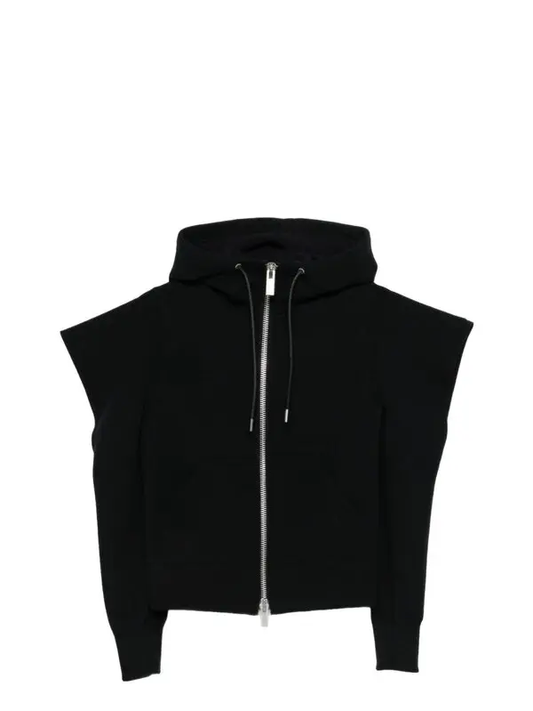 Sacai Sponge Sweat Zip-up Hoodie - No