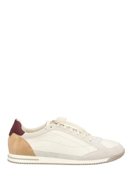 Brunello Cucinelli Low Top Lace-up Sneakers - White