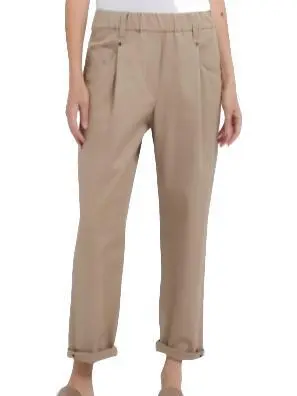 Brunello Cucinelli Elasticated Waist Trousers - Nude