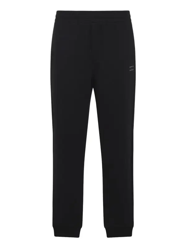 Moncler Logo Fleece Track Pants - Black