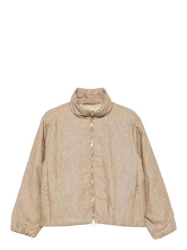 Herno Zip Fastening Jacket - Nude