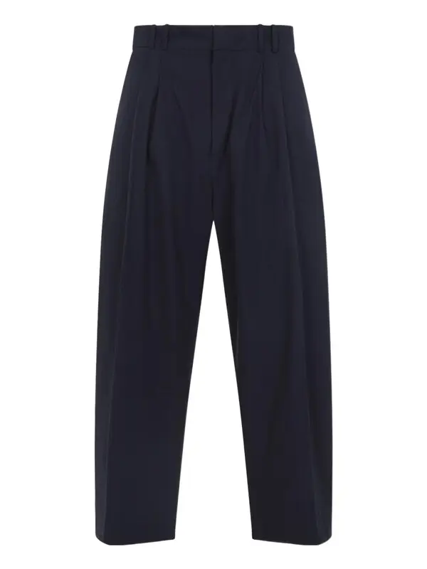 Studio Nicholson Line Double Pleat Pants - Black