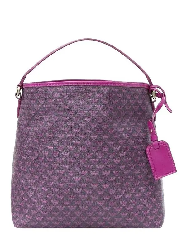 Emporio Armani Logo Handbag - Purple