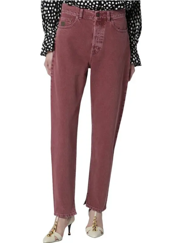 Chloé High-rise Straight Leg Jeans - Red