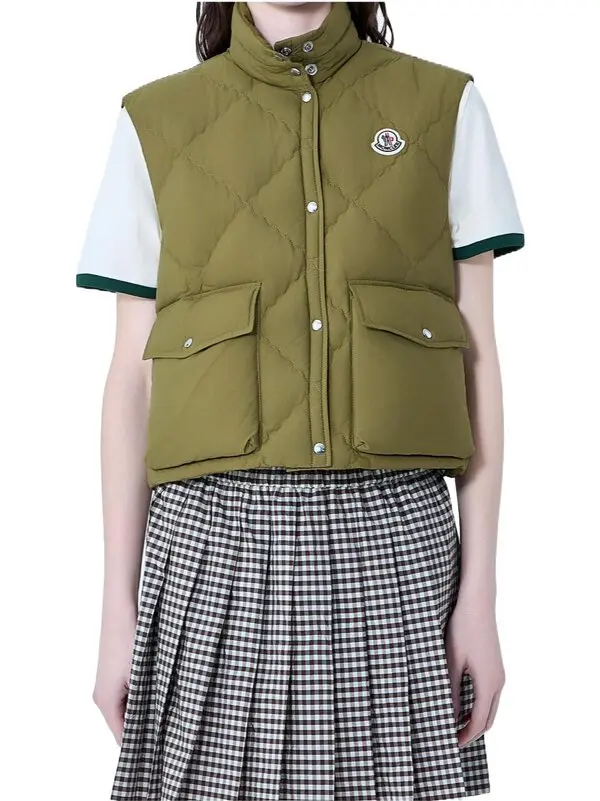 Moncler Quilted Vest - Green