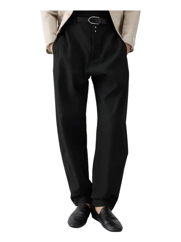 Jacquemus Wide-leg Trousers - Black
